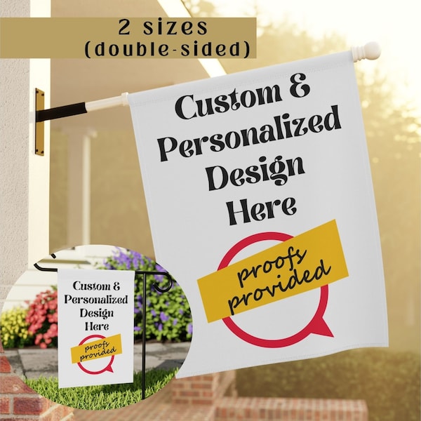 Custom Garden Flag - Etsy