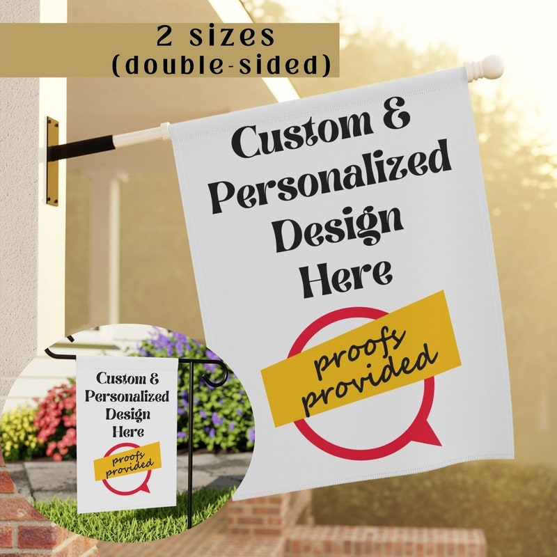 Custom Garden Flag - Etsy