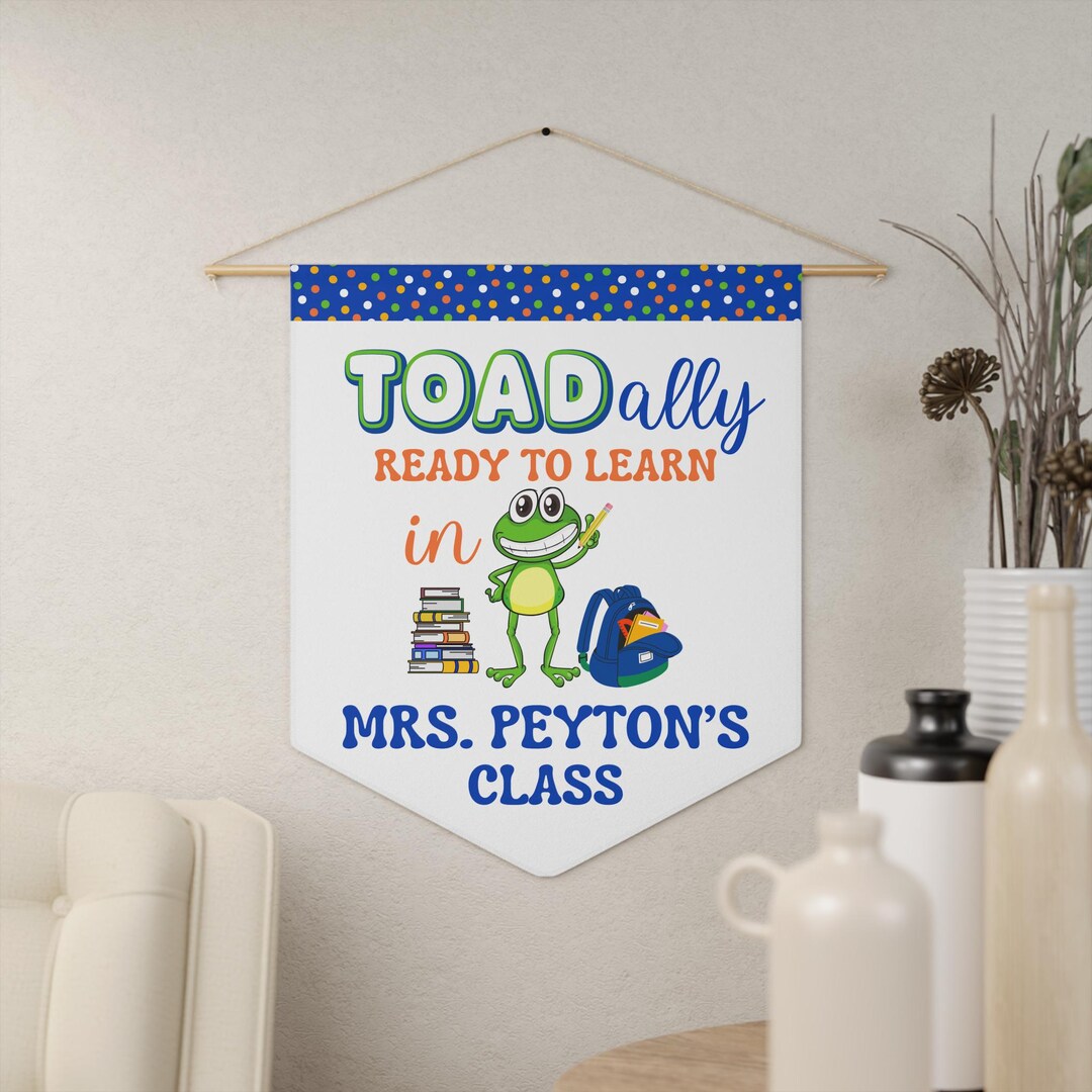 Custom Teacher Name Classroom Banner, Classroom Sign, Teacher Classroom ...