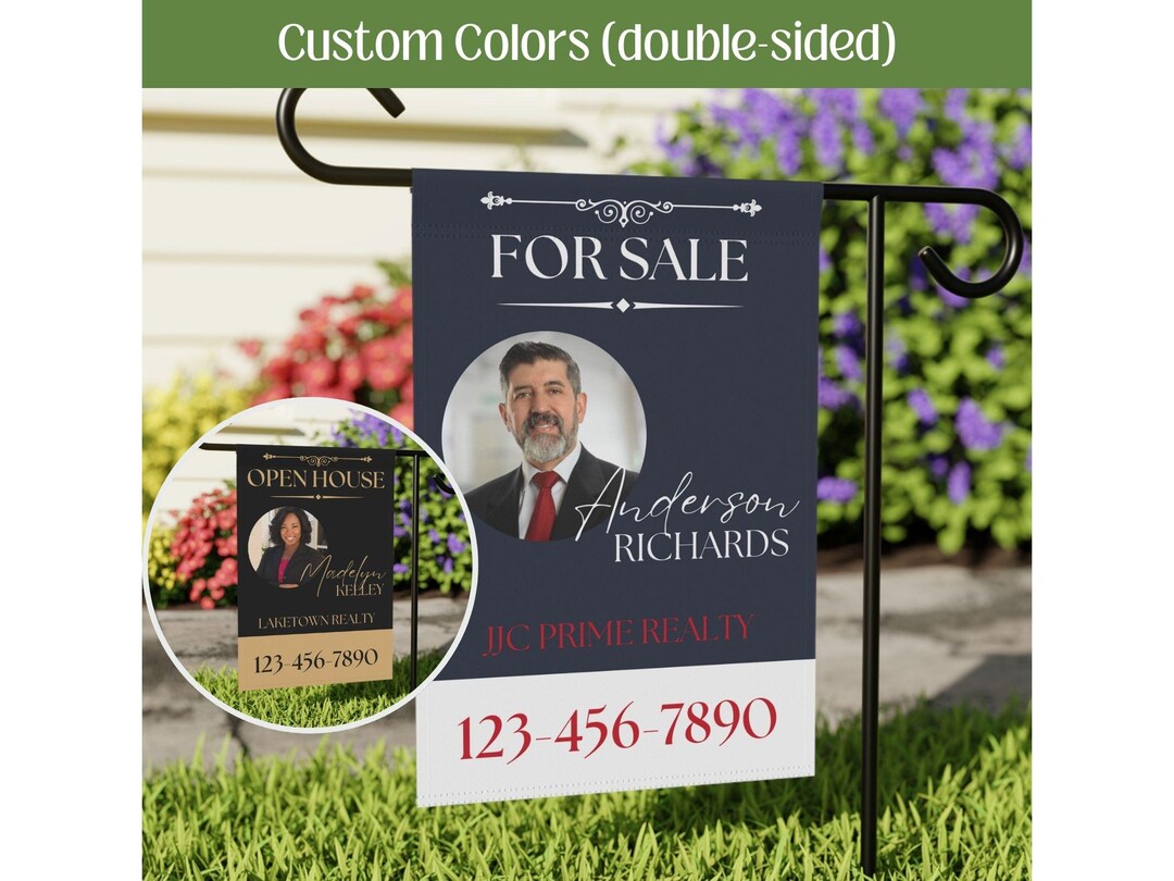 Custom Open House Sign Personalized for Sale Sign Yard Flag for Open ...