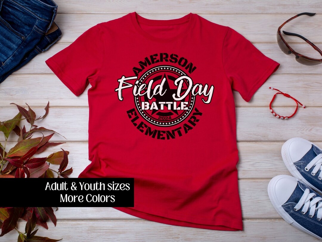 End of Year Shirt for Teachers Students Parents, Custom Field Day Shirt ...