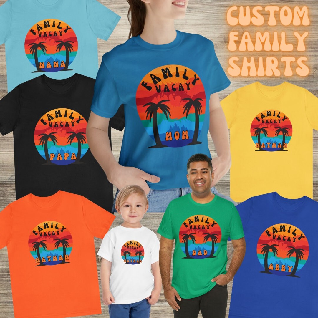 Personalized Family Vacay Shirts, Family Vacation Shirts, Vacation Tees ...
