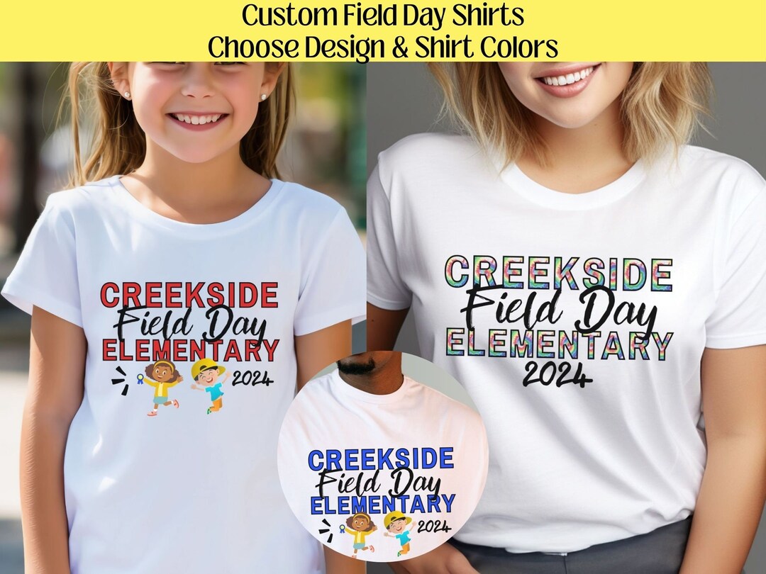 Personalized School Teachers and Students Field Day Shirts, Tie Dye ...