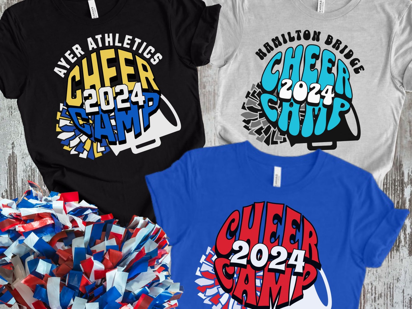 Team Shirts, Cheer Shirts, Custom Summer Gift Cheerleader Camp Group ...