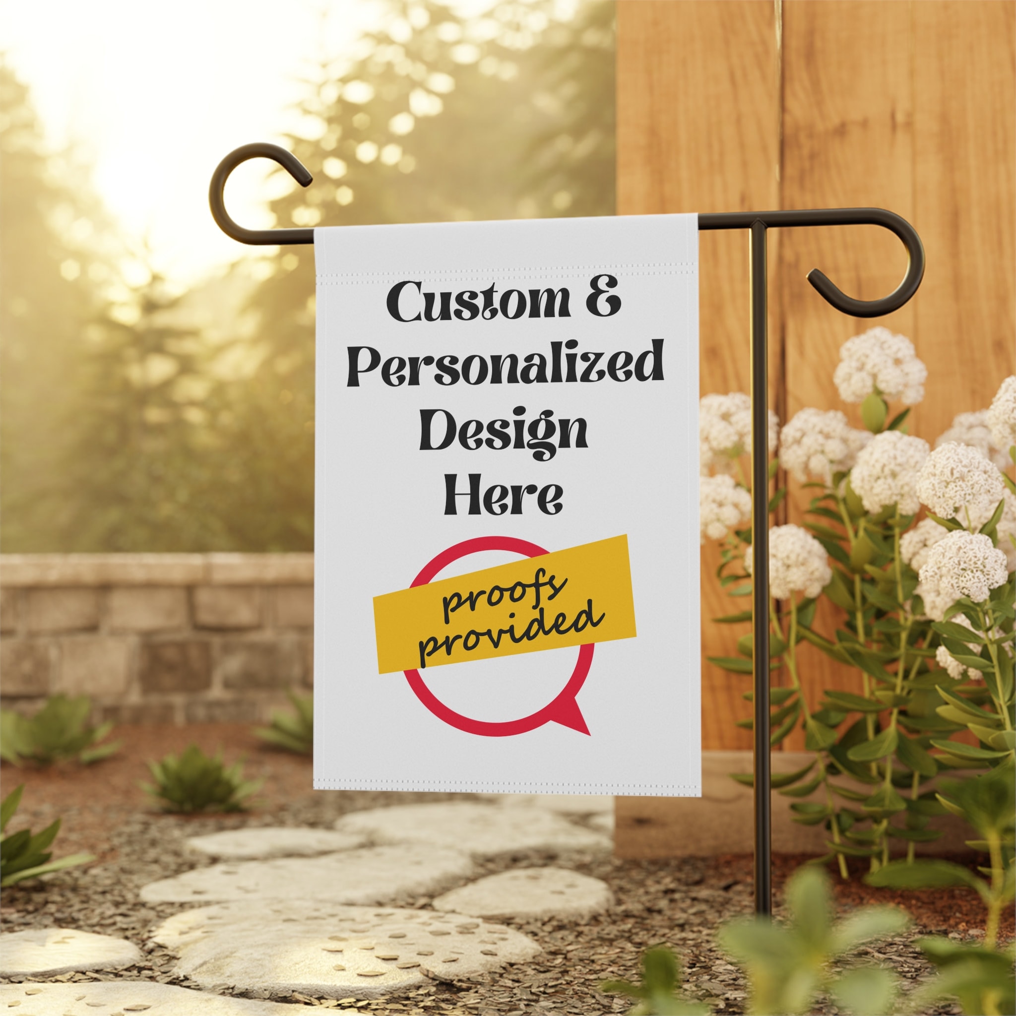 Custom Garden Flags, Family Yard Sign, Personalized Gift, Yard Display ...