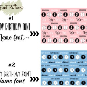 Custom Birthday Wrapping Paper Personalized Gift Paper, Custom Wrapping ...