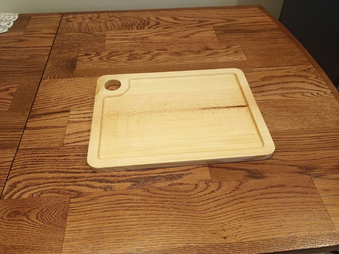 Reversible Pine Wood Cutting Board - Etsy