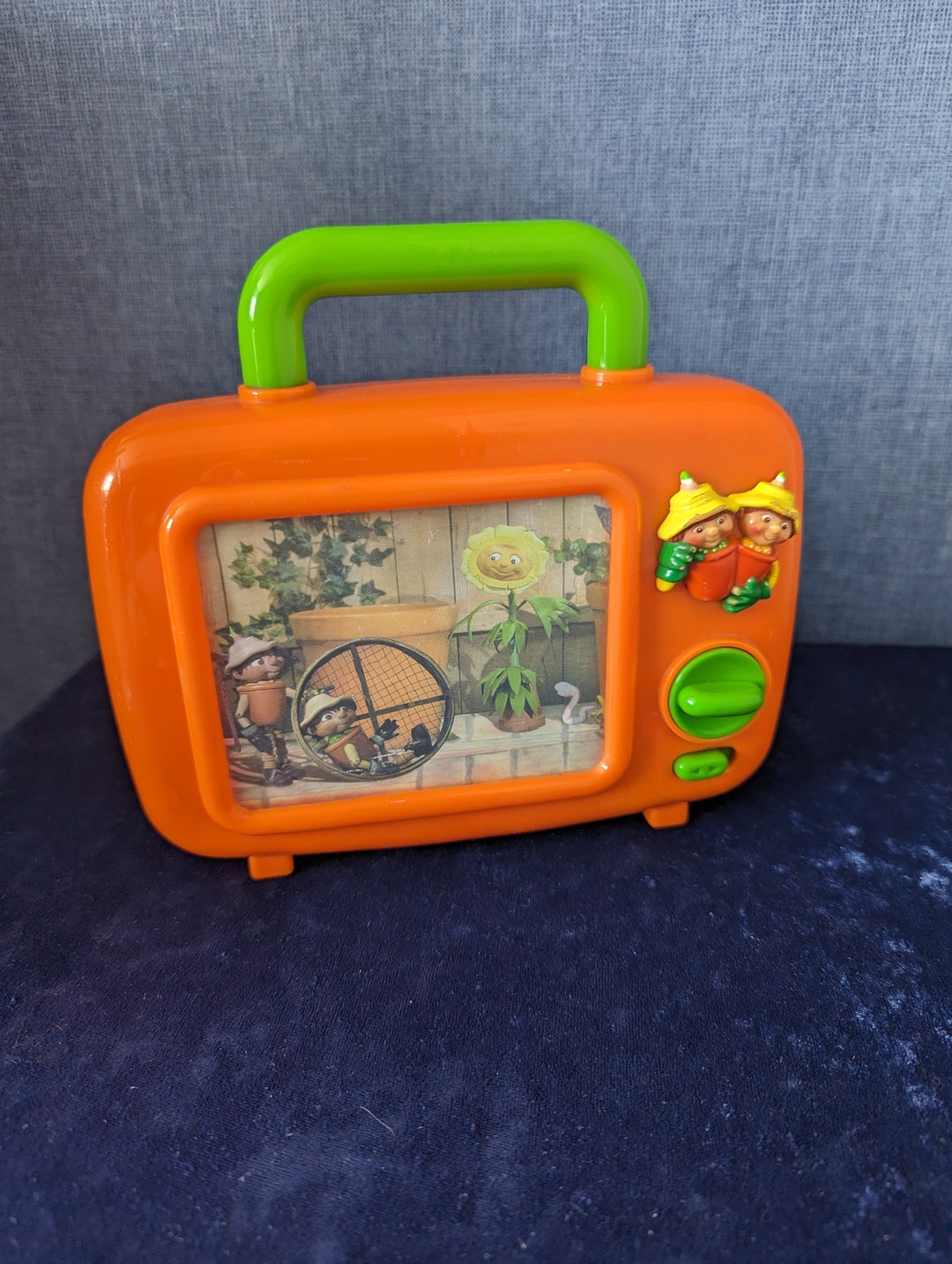 Vintage Bill & Ben Wind up Musical Tv - Etsy
