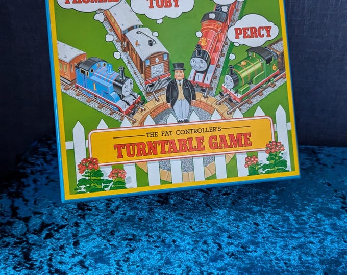 Rare Vintage Thomas the Tank Engine Fat Controllers Turntable Game 1991 ...