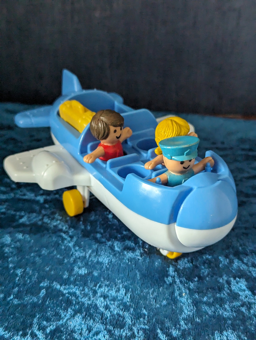 Vintage Arco Toy Plane and 3 Figures - Etsy
