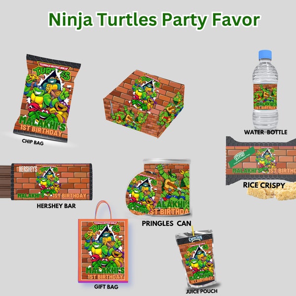 Ninja Turtles Party - Etsy