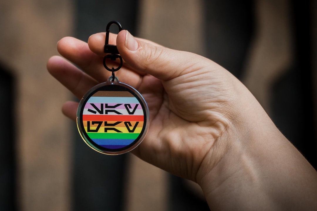 Say Gay LGBTQ+ Pride Holographic Keychain - Etsy