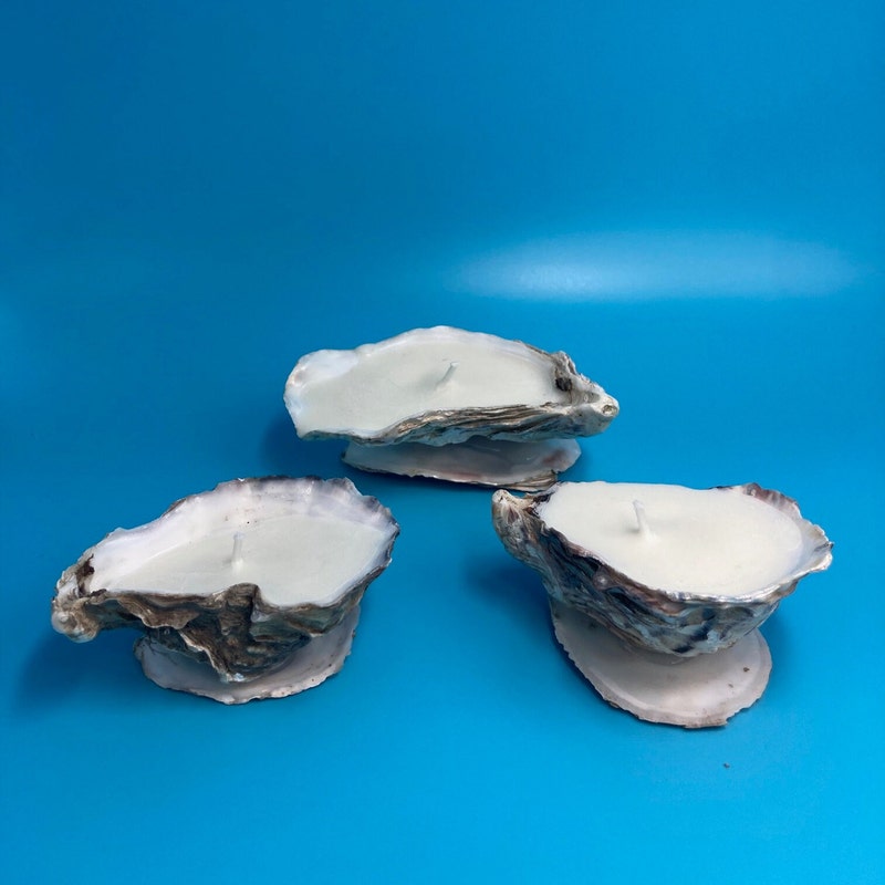 Shell Candle - Etsy