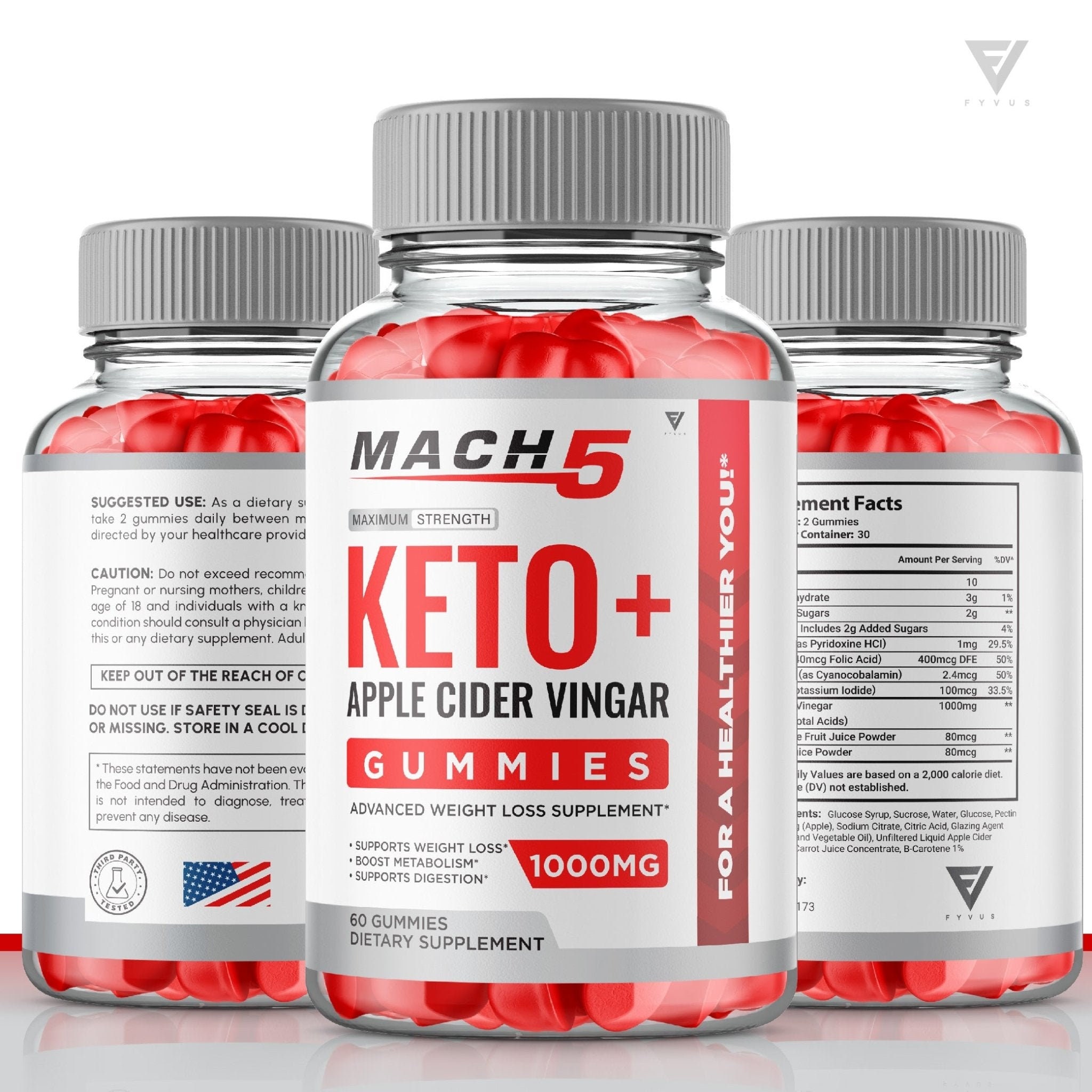 Mach 5 Acv Keto Gummies
