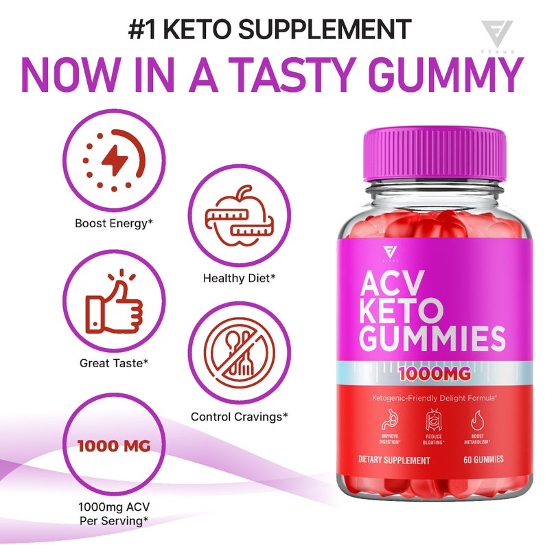 ACV Keto Gummies, Keto + ACV Gummies Apple Cider Vinegar Folate Vitamin ...