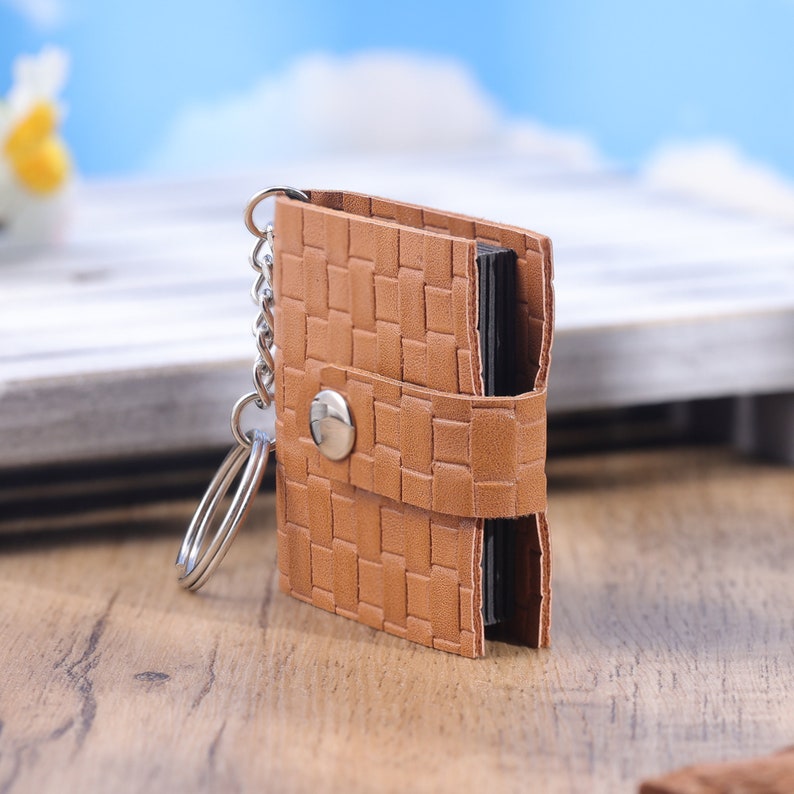 Mini Photo Album Key Chain With 5 or 10 Photos - Mini Photobook ...
