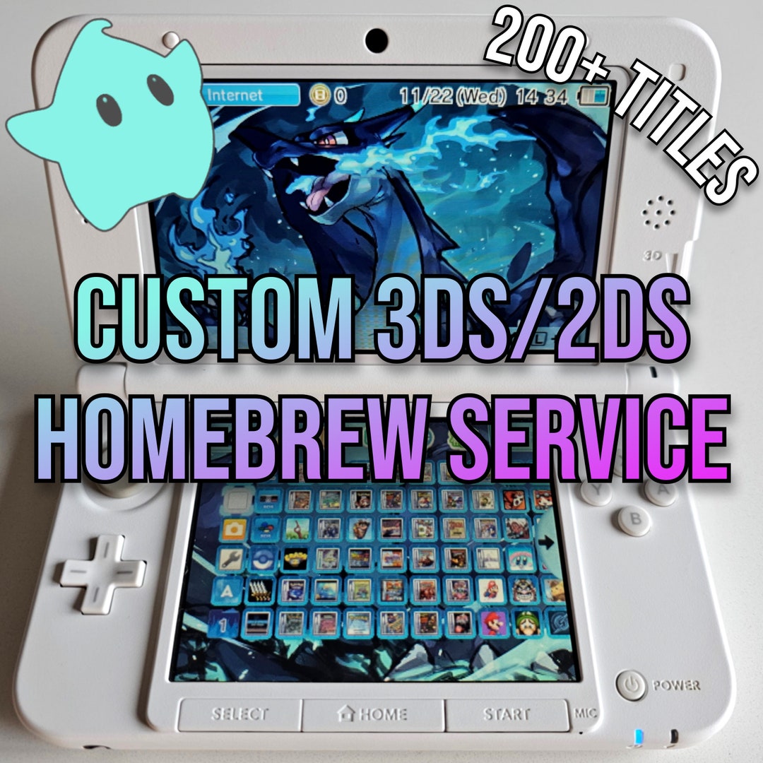 Custom 3DS/2DS Handheld Console Homebrew/modding Service MAIL-IN - Etsy