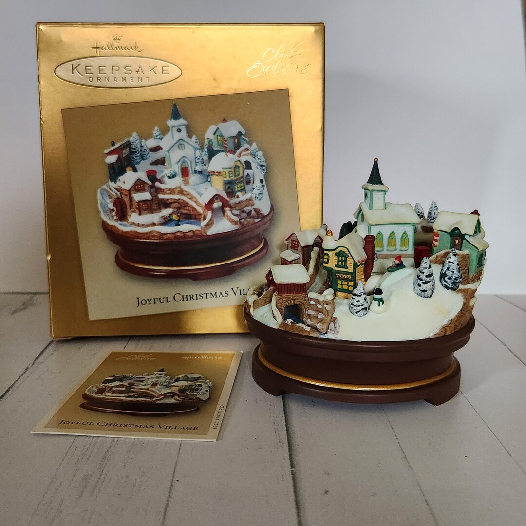 Hallmark 2004 JOYFUL CHRISTMAS VILLAGE - Keepsake Ornament Club ...
