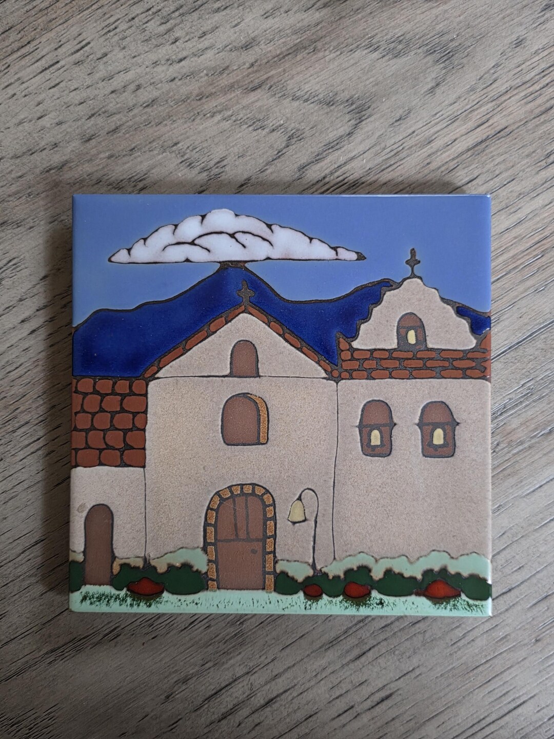 Triton Tile Santa Ines 19th Mission Father Tapis Trivet Wall Hanging ...
