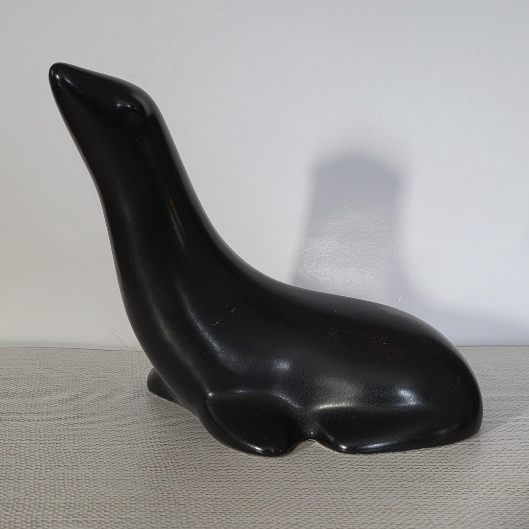 Vintage Howard Pierce Porcelain Seal California Pottery Figurine - Etsy