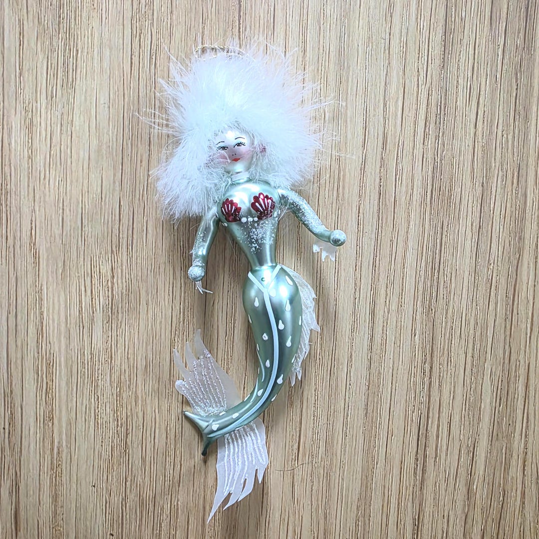 2005 Christopher Radko Italian Christmas Ornament "aqualina" MERMAID - Etsy