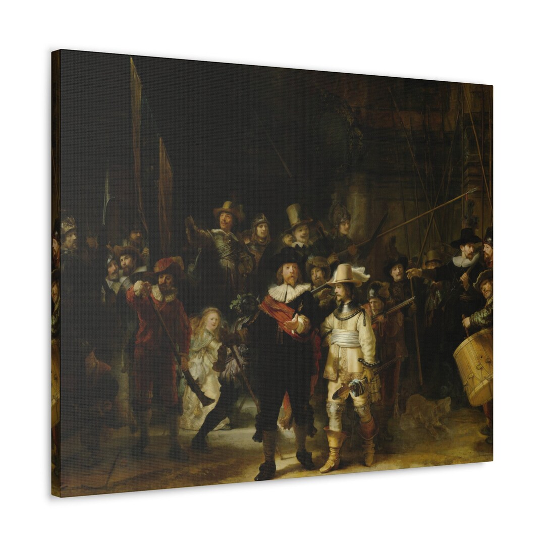 The Nightwatch by Rembrandt Van Rijn. Canvas Print. - Etsy
