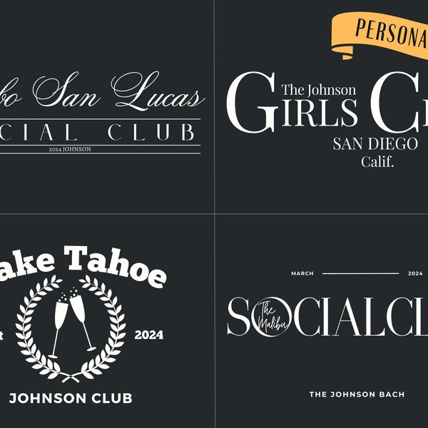 Custom Social Club Png - Etsy