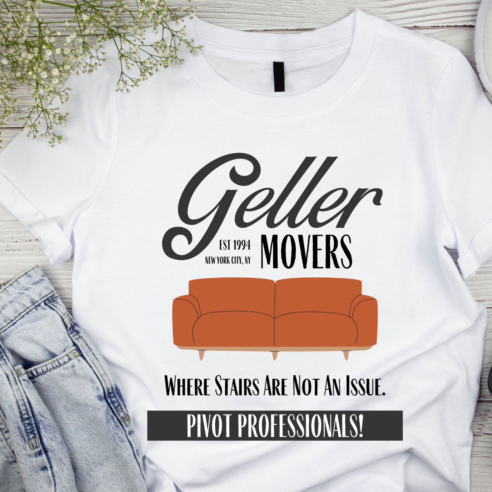 Ross Geller Pivot Shirt, Friends Tv Show Shirt, Friends Fans Shirt ...