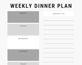 Digital Print, Chore Chart, Kids Weekly Chore Chart - Etsy