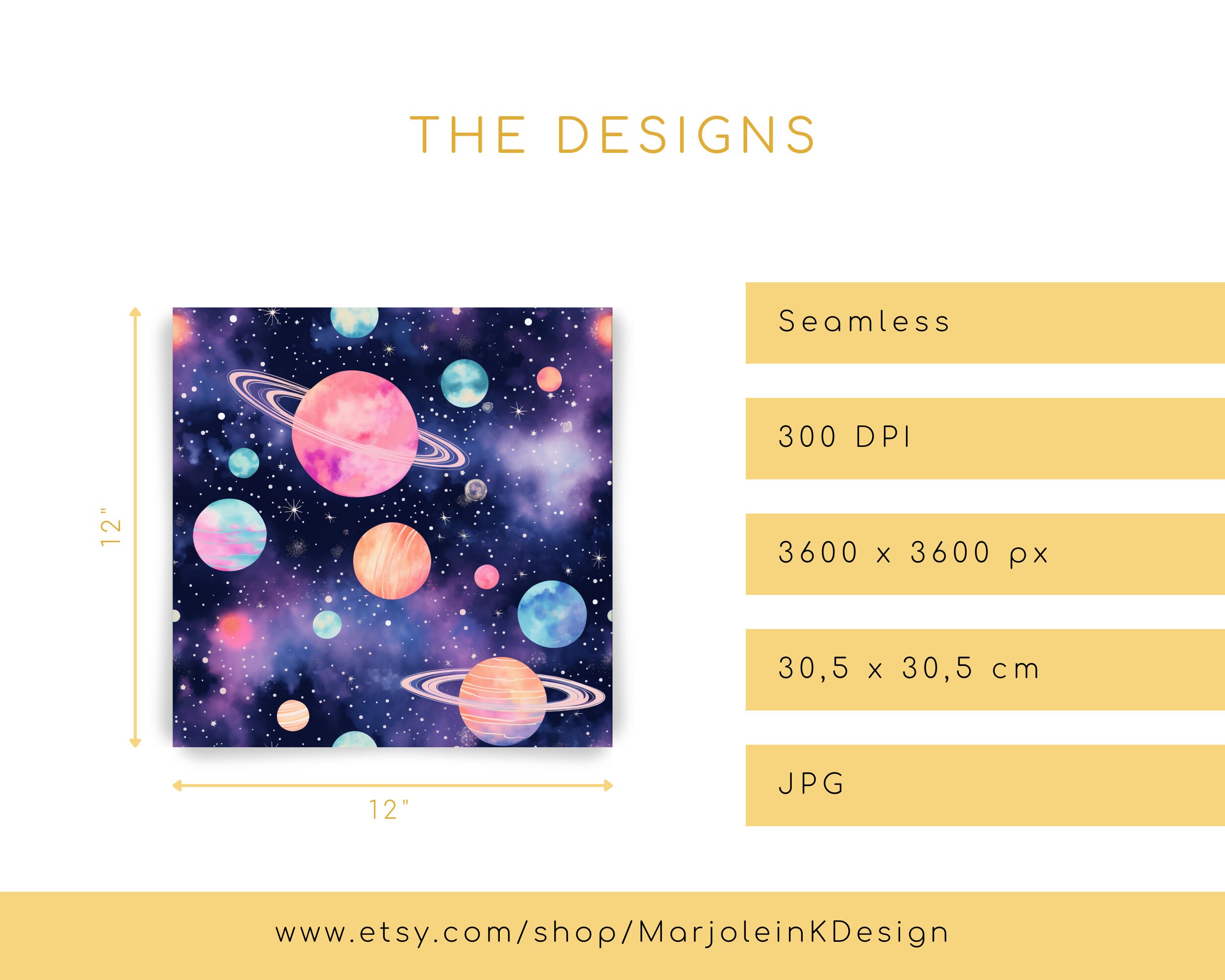 Pastel Galaxy Digital Paper, Galaxy Seamless Pattern, Fabric Design ...