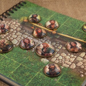 Bandits RPG Tokens Glass and Metal Deluxe Tokens Handmade by the Token ...