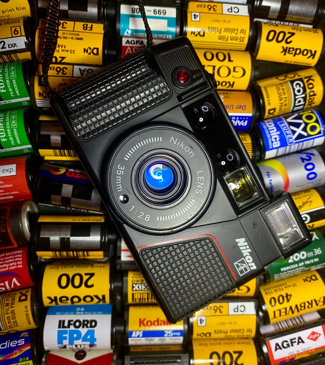 Tested Nikon L35AF 2 Compact 35mm Point and Shoot Analog Film Camera - Etsy