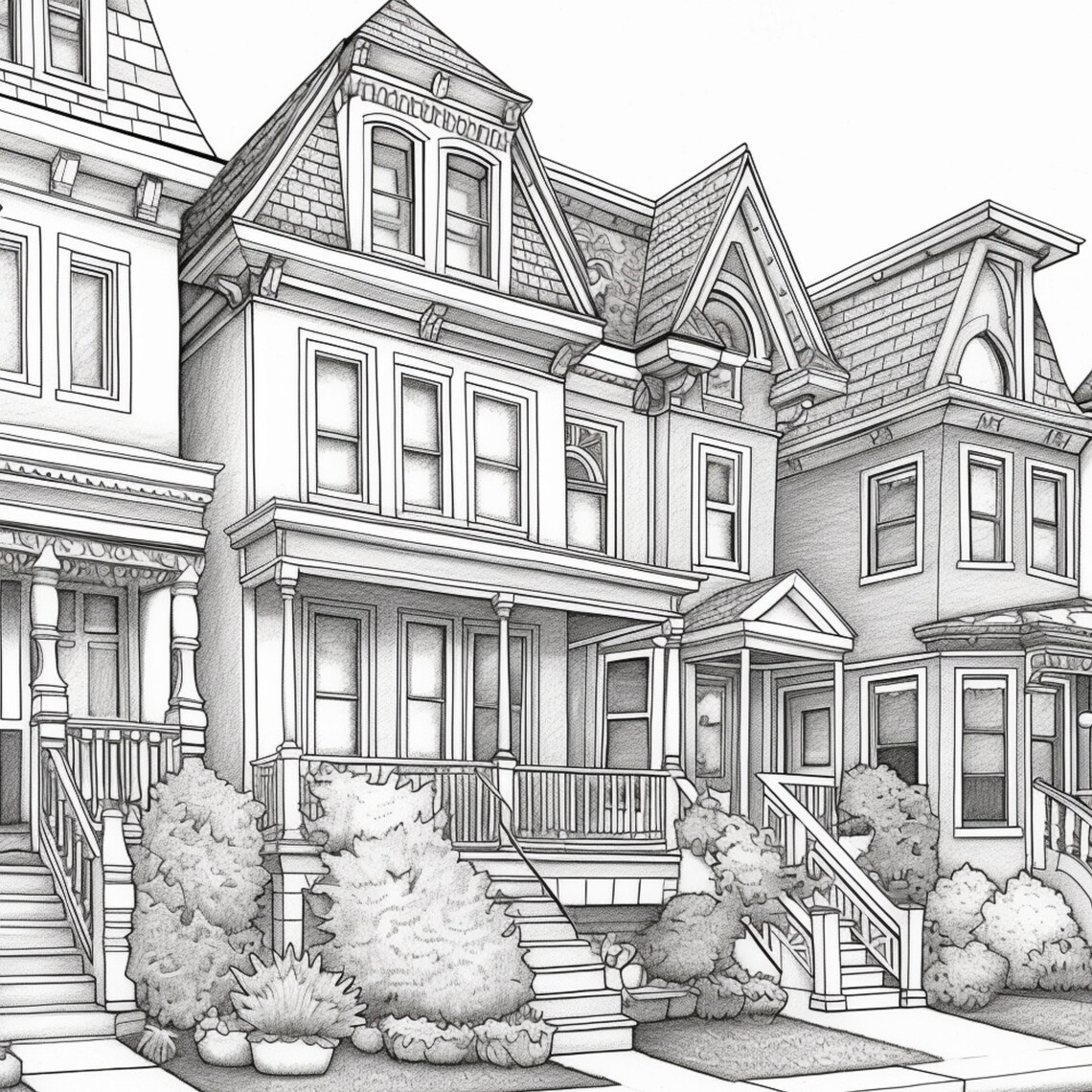 Architectural Wonders Coloring, Digital PDF Download, Monumental ...