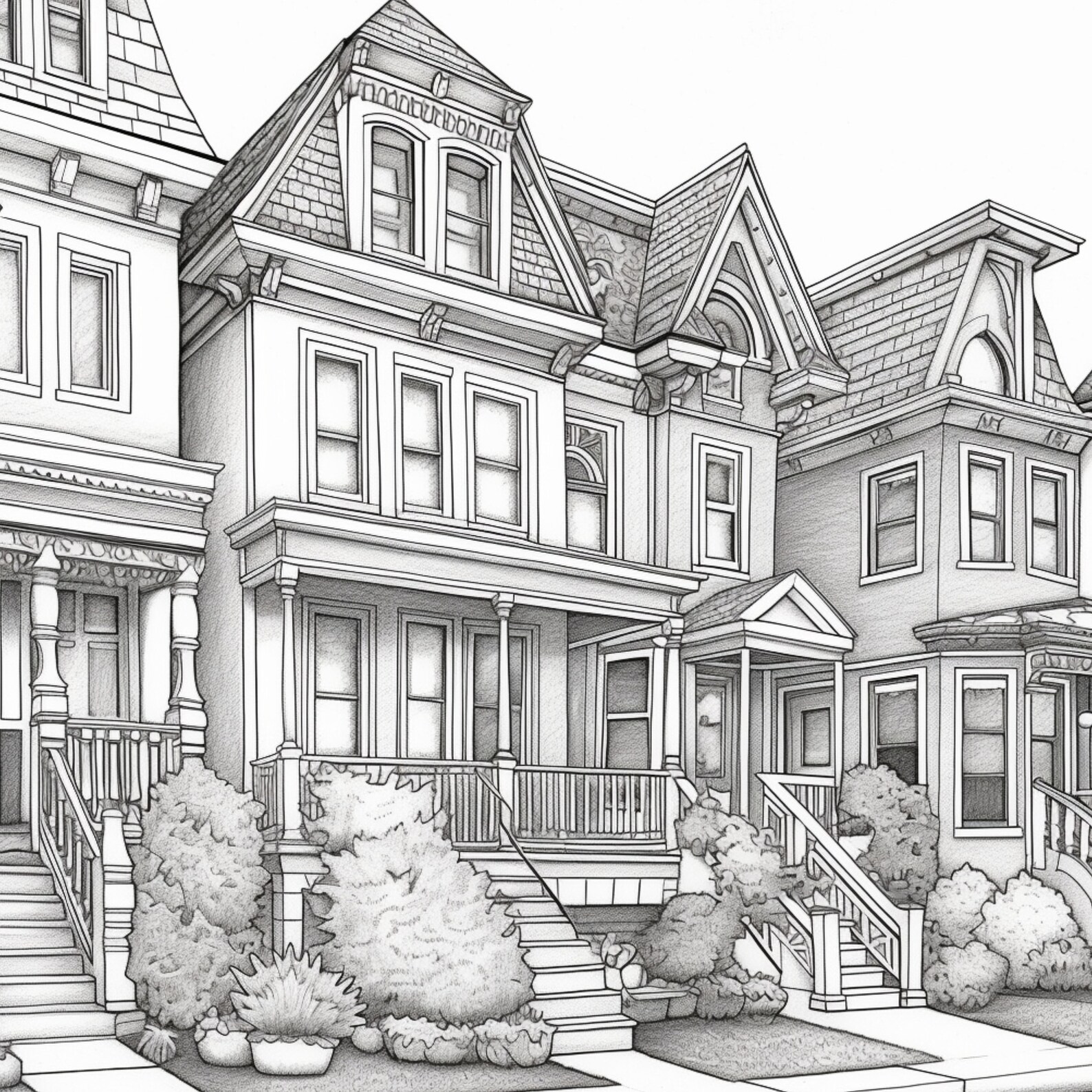 Architectural Wonders Coloring, Digital PDF Download, Monumental ...