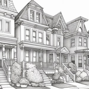 Architectural Wonders Coloring, Digital PDF Download, Monumental ...