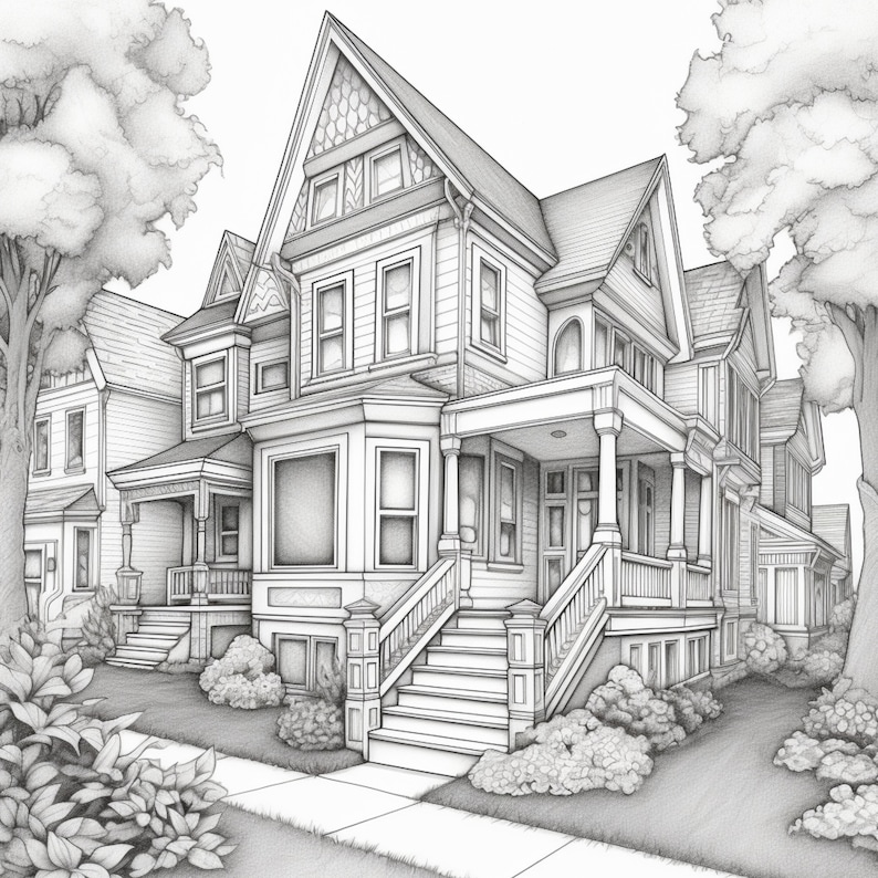 Architectural Wonders Coloring, Digital PDF Download, Monumental ...