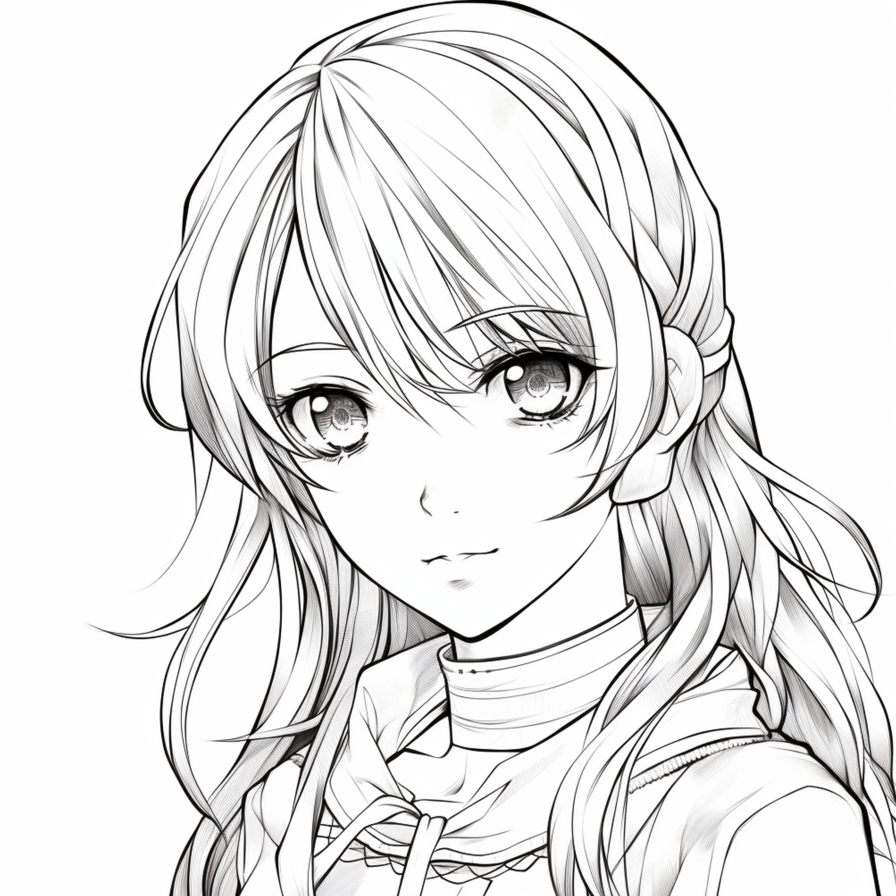 Anime Manga Marvels Coloring, 20 Exquisite Pages, Digital PDF Download ...
