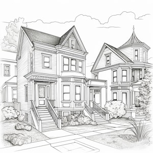 Architectural Wonders Coloring, Digital PDF Download, Monumental ...