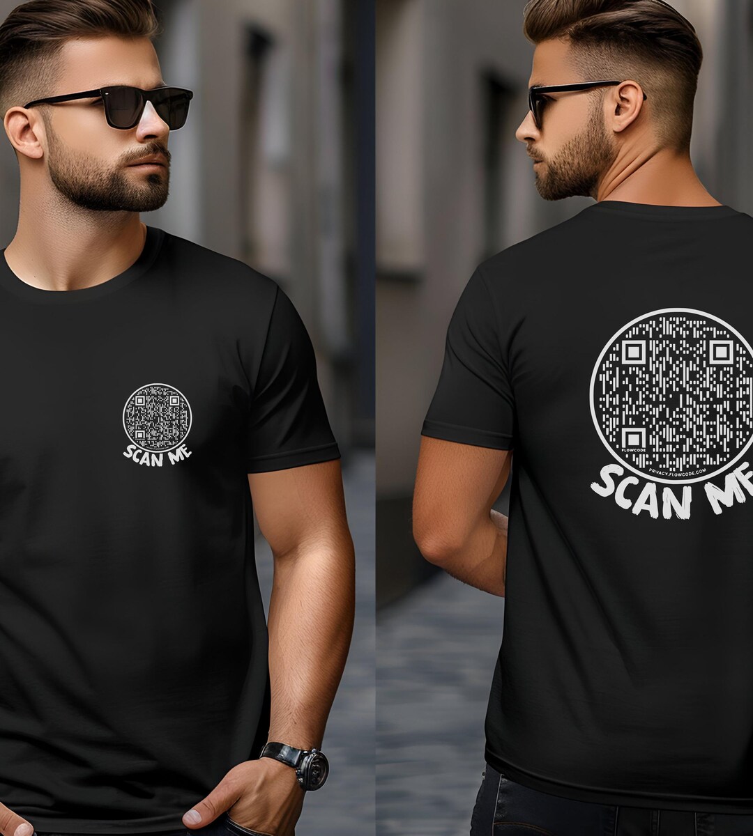 Viral QR Code Middle Finger Tee Edgy Y2K Scan Me Shirt, Provocative ...