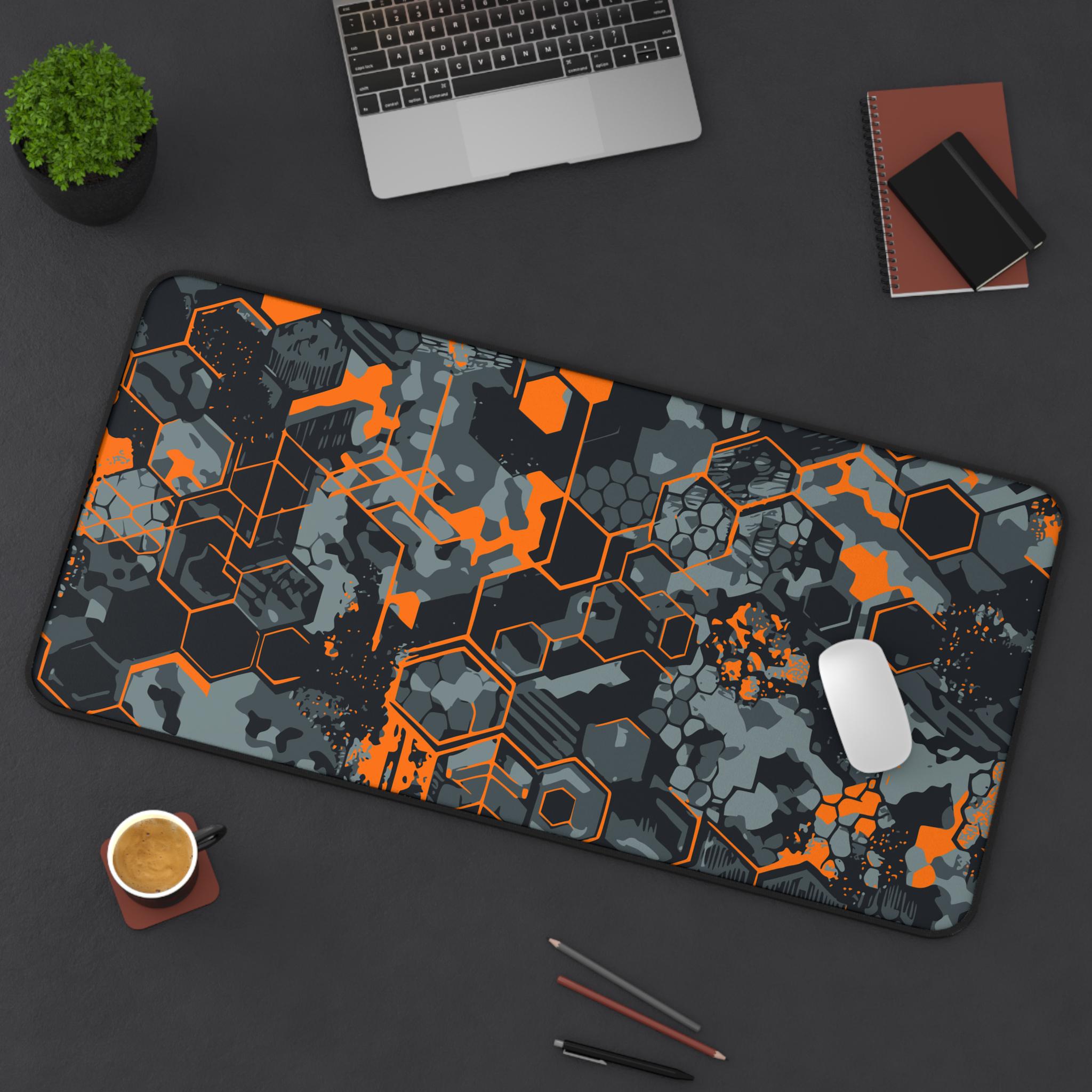 Camo Desk Mat: Modern Neoprene Mousepad - Gamer Decor - Etsy
