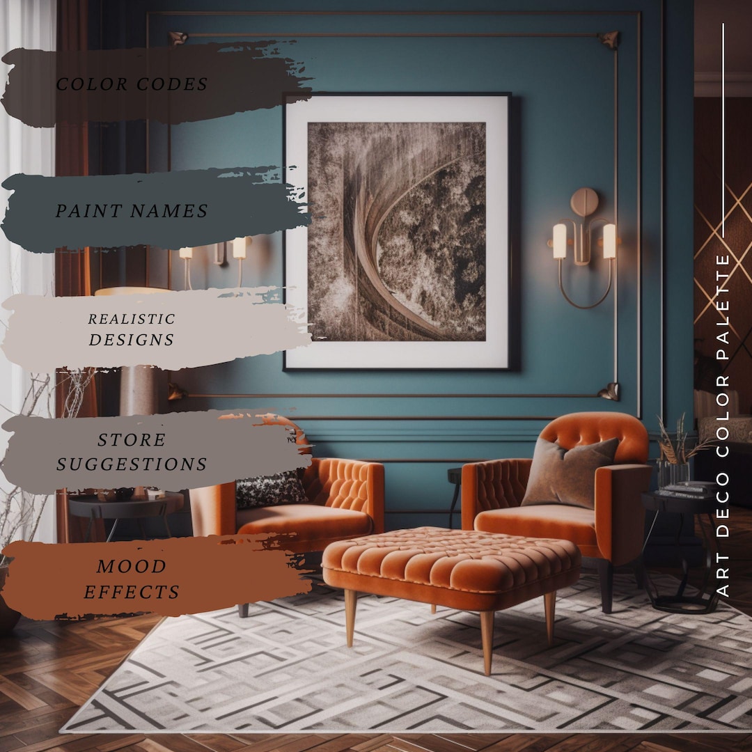 Sherwin Williams, Art Deco Paint Palette, Home Paint Colors, Whole ...