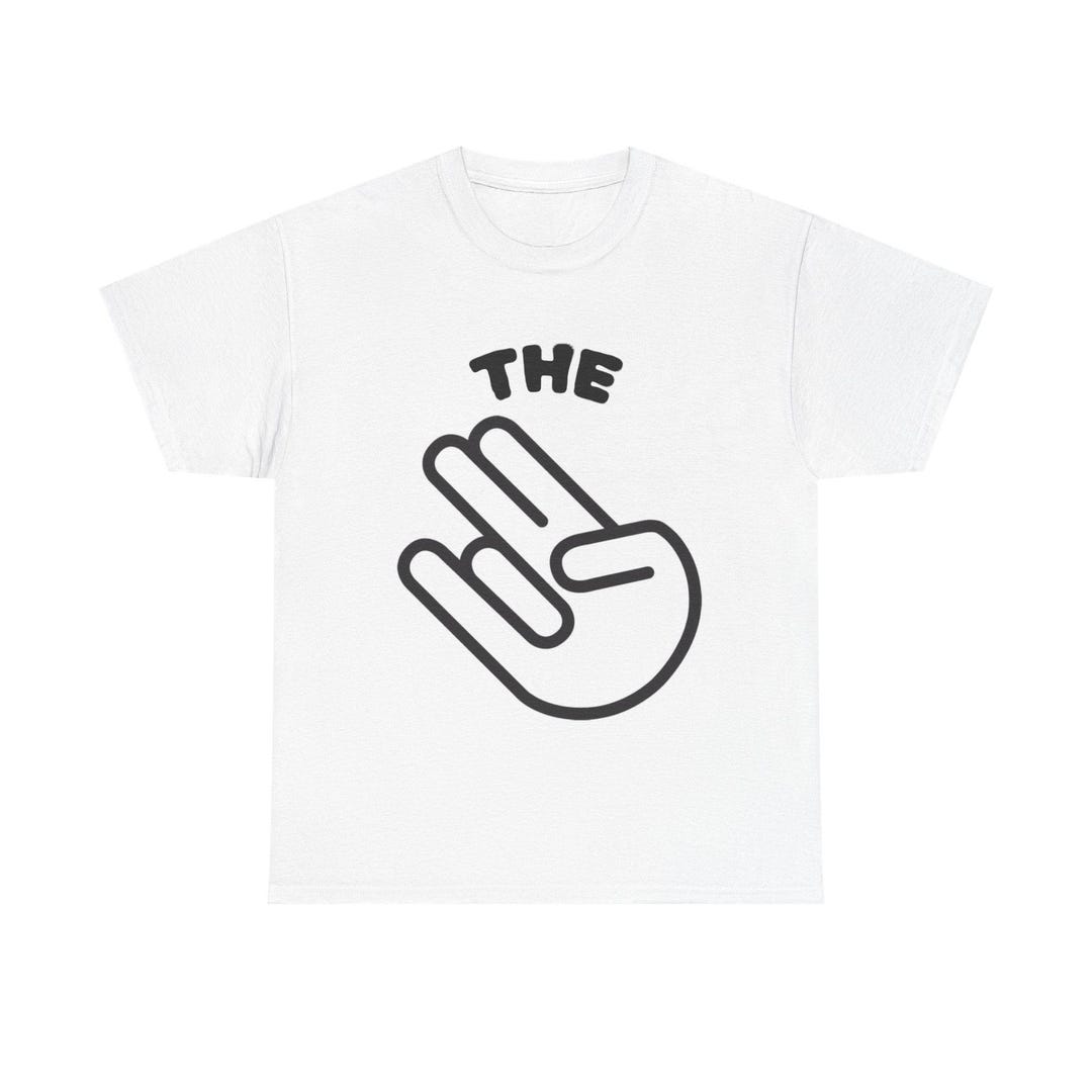 The Shocker Hand Gesture Tee | Graphic Palm Sign T-shirt - Etsy