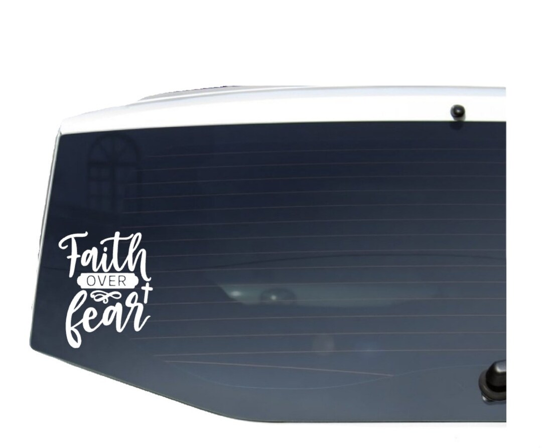 Faith Over Fear Decals - Etsy