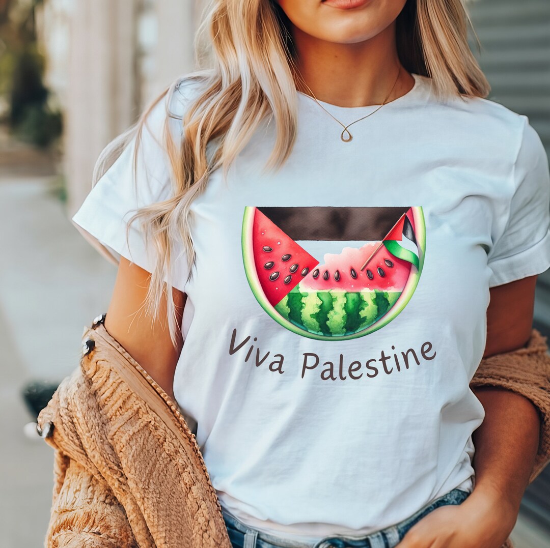 Viva Palestine Palestine Watermelon Shirt Free Palestine Shirt Viva Palestina Support Gaza - Etsy