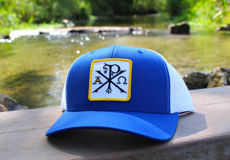 Chi-rho Christogram Alpha & Omega Christian Snapback Adjustable Hat - Etsy