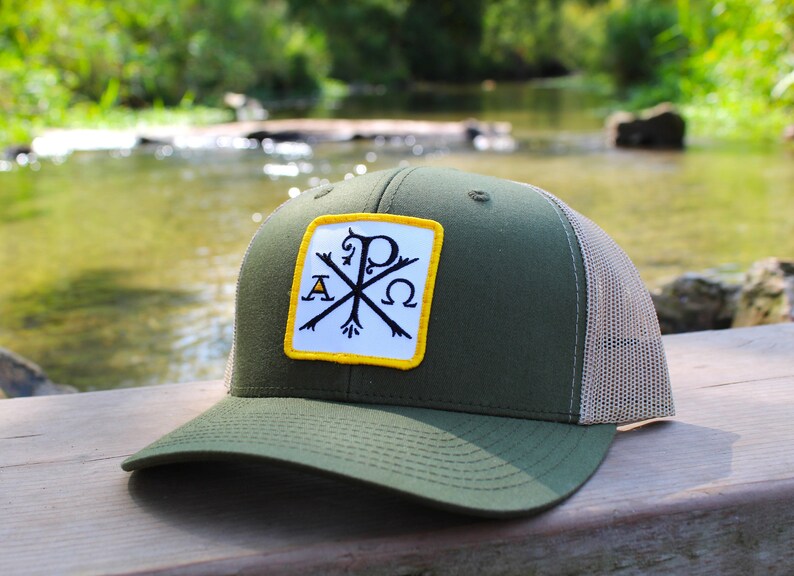 Chi-rho Christogram Alpha & Omega Christian Snapback Adjustable Hat - Etsy