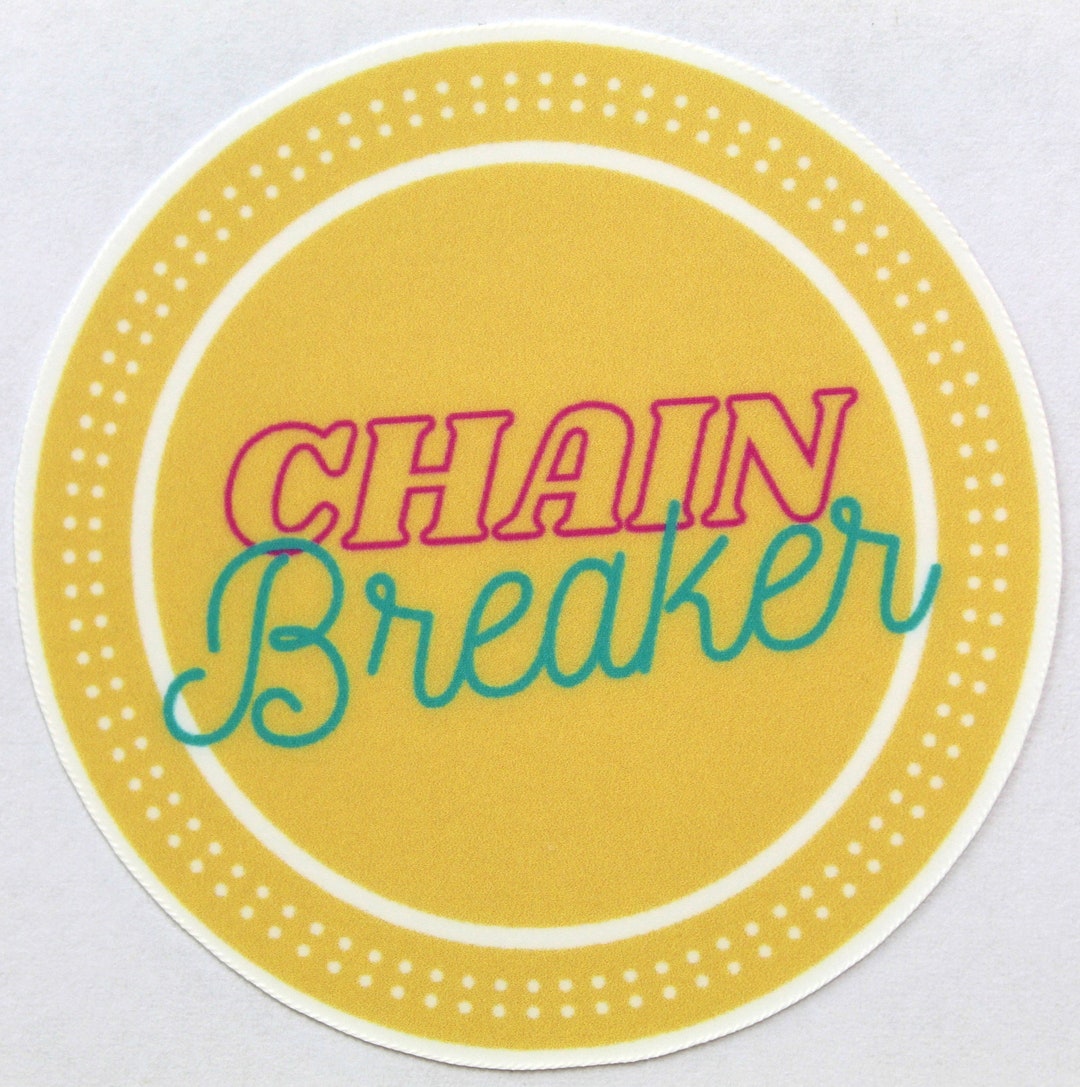 Chain Breaker Christian Laminated Vinyl Sticker - Etsy
