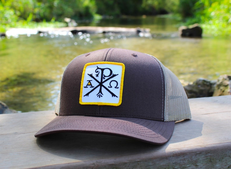 Chi-rho Christogram Alpha & Omega Christian Snapback Adjustable Hat - Etsy