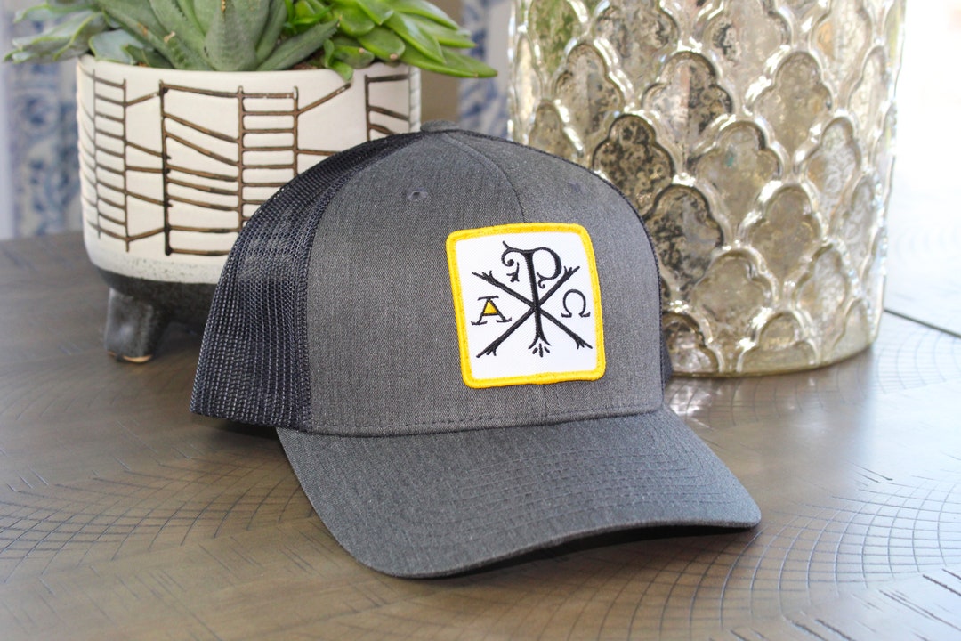 Chi-rho Christogram Alpha & Omega Christian Snapback Adjustable Hat - Etsy