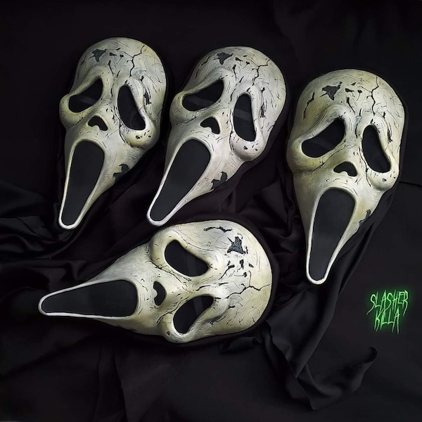 Ghostface Aged Mask - Etsy